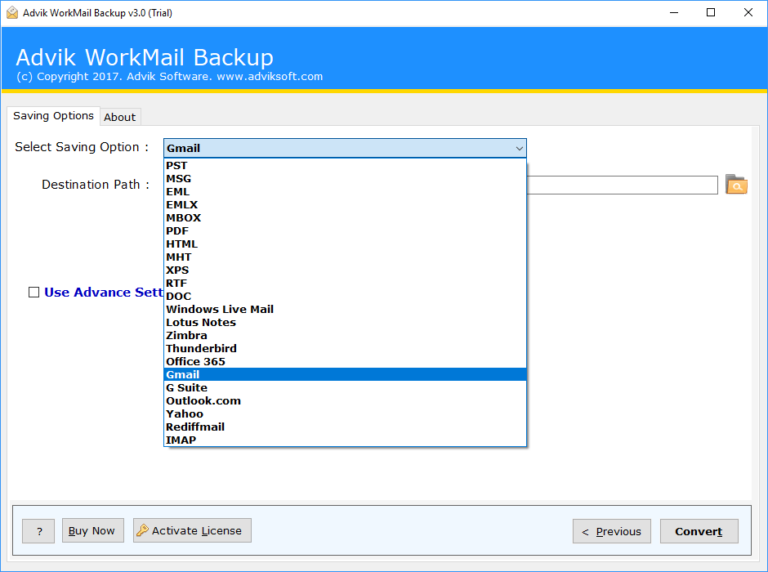 How to Migrate AWS Workmail to Gmail Account?
