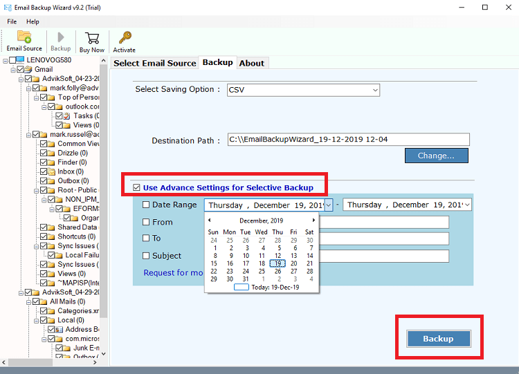 G Suite to CSV Converter - Export G Suite Emails to Excel CSV