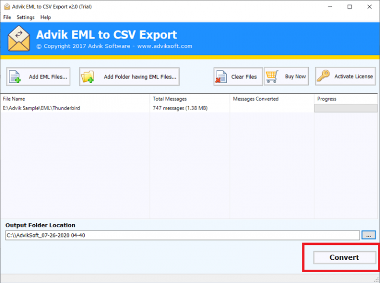 How To Export Thunderbird Emails To Excel Csv File