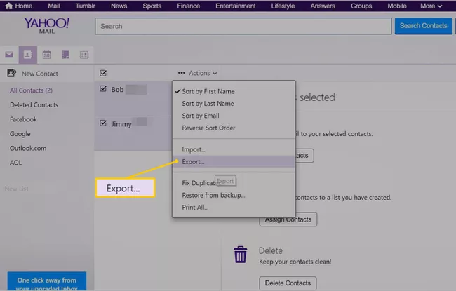 How To Extract Email Addresses From Yahoo To Excel 