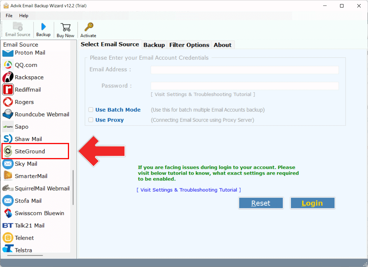 How to Export SiteGround Email to Outlook PST?