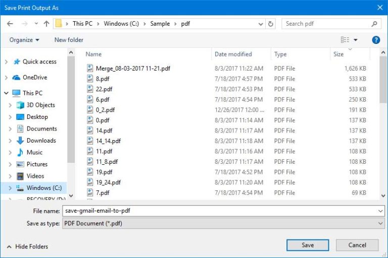 How to Print Multiple Gmail Emails at Once?