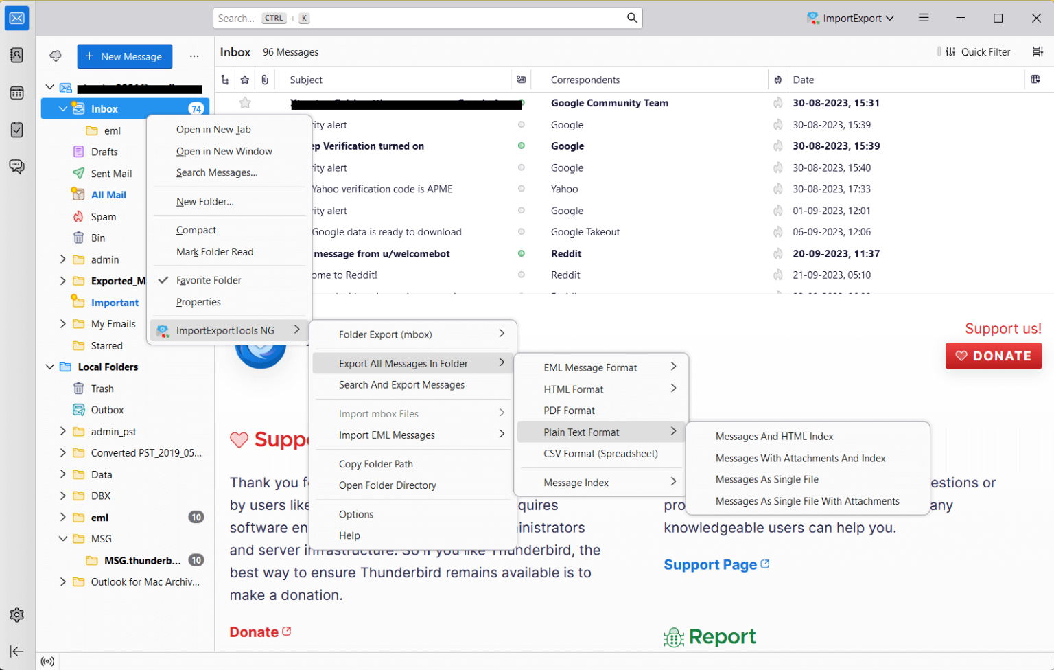 How to Convert Thunderbird Emails to Text Files?