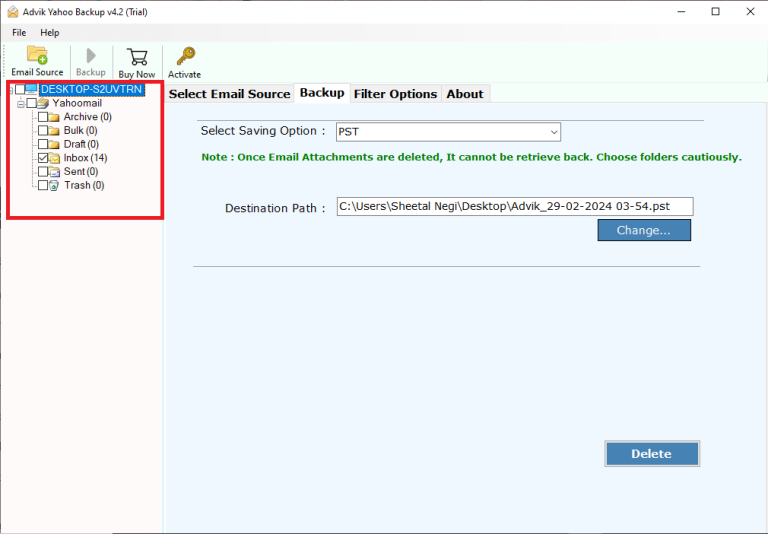 How to Delete Attachments in Yahoo Mail By Keeping Emails?