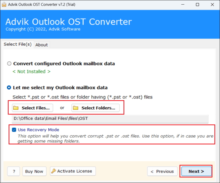How to Rename OST file in Outlook?