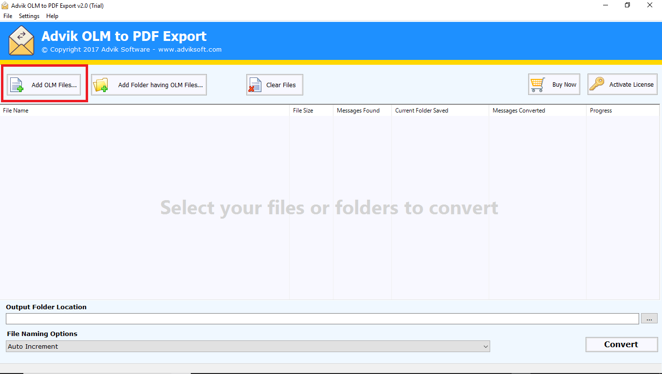 OLM to PDF Converter & Export OLM Emails to PDF With Attachments