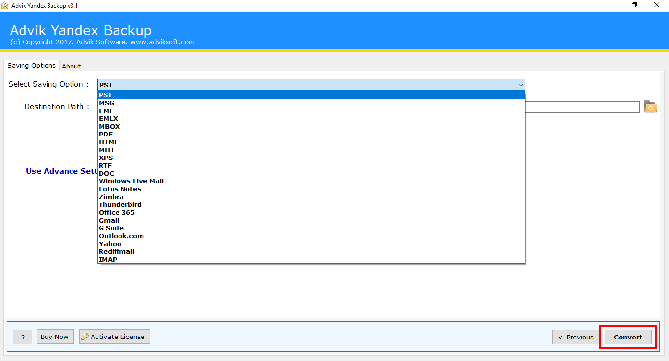 Yandex Backup Tool - Download Yandex Emails to PC|Hard Drive